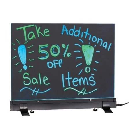Alpine 496-01 LED Flashing Erasable Message Board with Stand
