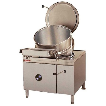Market Forge MT-25, 25 Gallon Direct Steam 2/3 Jacket Kettle w/ Modular ...
