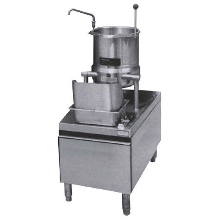 Market Forge MT10G, 10 Gallon Gas 2/3 Jacket Steam Kettle w/ Modular ...