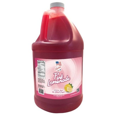 Slushee USA 51PL6G1M, 1 Gallon Pink Lemonade Slushy Mix, 100% Juice ...