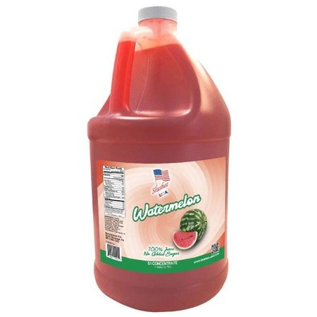 Slushee USA 51WA6G1M, 1 Gallon Watermelon Slushy Mix, 100% Juice / No ...