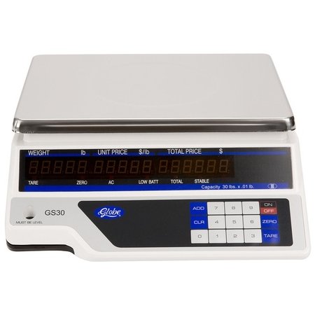 Globe GS30, 30 Lb Price Computing Scale w/o Pole