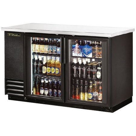 True TBB-2G-LD, 59" 2 Glass Door Back Bar Cooler