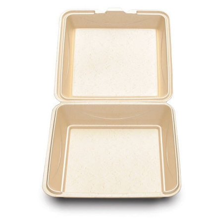 D&W Fine Pack GFHC9-200W, 9" Enviroware® Clamshell Take-Out Container ...