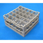 Lamber CC00127, 25 Compartment Glass Washer Rack, Gray