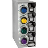 Dispense-Rite SLR-C-4LSS, 8-44 oz Cup Dispensing Cabinet w/ Lid & Straw ...