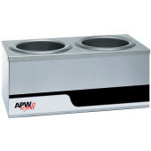 APW Wyott W4-2, 4 Quart Double Well Food Warmer, 800 Watt