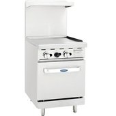 CookRite ATO-24G, 124,000 Btu Gas Restaurant Range, Standard Oven, 24 ...