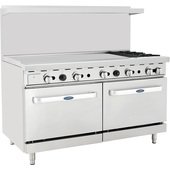 CookRite ATO-48G2B, 206,000 Btu Gas Restaurant Range, 2 Burner, 2 ...