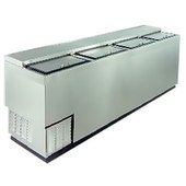 Glastender ST96-S, 96" Deep Well Beer Bottle Cooler, Horizontal