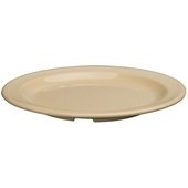 Winco MMPR-7, 7.25" Tan Melamine Round Plate (12/case)