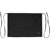 Winco WA-2819K, Half Length Poly-Cotton Bistro Apron w/ Pockets, Black