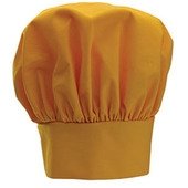 Winco CH-13YL, 13" Poly-Cotton Chef Hat, Yellow