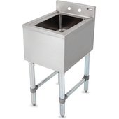 John Boos EUBDS-1014-SL-X, 14" One Compartment Underbar Dump Sink ...