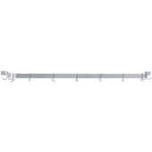 Advance Tabco GW1-120, 120" Powder Coated Steel Wall Mounted Single Bar ...