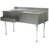 Eagle Group CWS4-18L, 48" Stainless Steel Underbar Cocktail Workstation ...