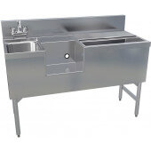 LaCrosse SK4-24ICRBSHSL+10, 48" Stainless Steel Underbar Ice Chest ...