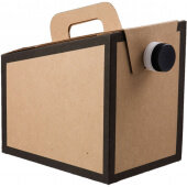 LBP Manufacturing 7174, 96 oz Disposable Beverage Container, Brown (25 ...