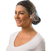 Cellucap HN7BK, 25" Heavy Duty Polyester Hairnet, Black (1,440/case)