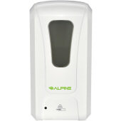 Alpine 430-L Automatic Liquid Soap / Hand Sanitizer Dispenser, White