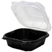Genpak PV225, 6" x 6 1/4" Small ProView Plastic Hinged Take-Out ...