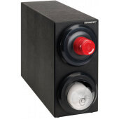 Dispense-Rite LID2-S2-2BT, 8-44 oz Countertop Cup / Lid Dispenser, 2 ...