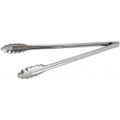 Winco UT-16LT, 16" Stainless Steel Medium Weight Utility Tongs