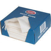 Handy Wacks P-50, 1,000 Count 5" x 4 3/4" Wax Patty Paper, White (24/Case)