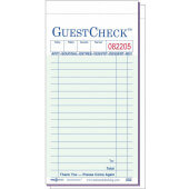 National Checking Company G6000SP, 50 Check Medium 2-Part Guest Check ...