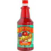Jell-Craft 10282-QT-1, 1 Quart Cherry Snow Cone Syrup / Slushy Mix