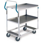 Lakeside 6820, 39" x 22" Ergo-One™ Stainless Steel Utility / Bus Cart w ...