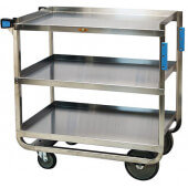 Lakeside 949, 42" x 25 7/8" Stainless Steel Utility / Bus Cart w/ 3 Shelves