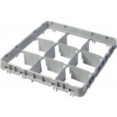 Cambro 9E1151, 9 Compartment Full Drop Camrack Full Size Glass Rack ...