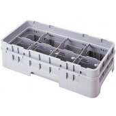 Cambro 8HE1151, 8 Compartment Full Drop Camrack Half Size Glass Rack ...