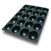 SilikoMart SQ064, 20-Compartment Flexible Silicone Half Sphere Baking Mold