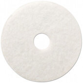 Boardwalk BWK4017WHI, 17" Polishing Floor Pad, White (5/pk)