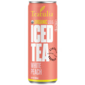 Teatulia RTD-SWP-12, 12 oz Organic White Peach Iced Tea (12/case)