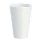 Dart 32TJ32, 32 oz Disposable Insulated Foam "J" Cup, White (500/case)