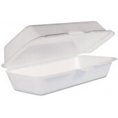 Dart 72HT1, 7" x 3 4/5" Insulated Foam Clamshell Hot Dog Container ...