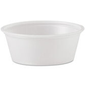 Solo P150N, 1.5 oz Disposable Plastic Portion Cup, Translucent (2,500/case)