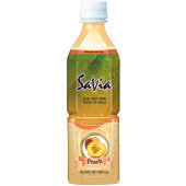 Savia 2090 16.9 fl oz Peach Aloe Vera Drink