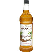 Monin M-FR060F Gingerbread Flavoring Syrup, 1 Liter