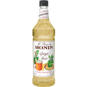 Monin M-FR230F Ginger Beer Flavoring Syrup, 1 Liter