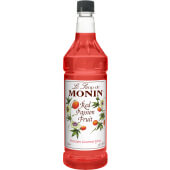 Monin M-FR068F Red Passion Fruit Flavoring Syrup, 1 Liter