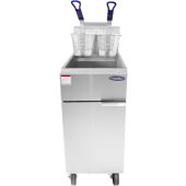 CookRite ATFS-35ES, 35 Lb Freestanding Gas Fryer, 60,000 BTU