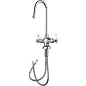 Krowne 16-450L, Deck Mounted 3 1/2" Gooseneck Faucet, Single Hole