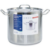 CAC STKP-16, 16 Quart Stainless Steel Stock Pot w/ Lid