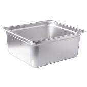 CAC STP2T-24-6, 2/3 Size Stainless Steel Steam Table Pan, 6" Deep