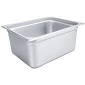 CAC STPH-22-6, 1/2 Size Stainless Steel Steam Table Pan, 6" Deep