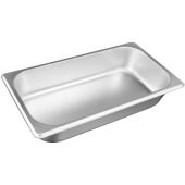 CAC STPT-S25-2, 1/3 Size Stainless Steel Steam Table Pan, 2 1/2" Deep